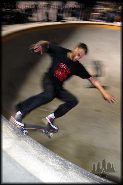 Chris Senn was there going 100mph — Skatepark of Tampa