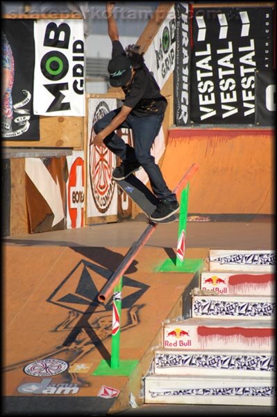 Oscar Meza aka Pepe Knuth - crooked grind — Skatepark of Tampa