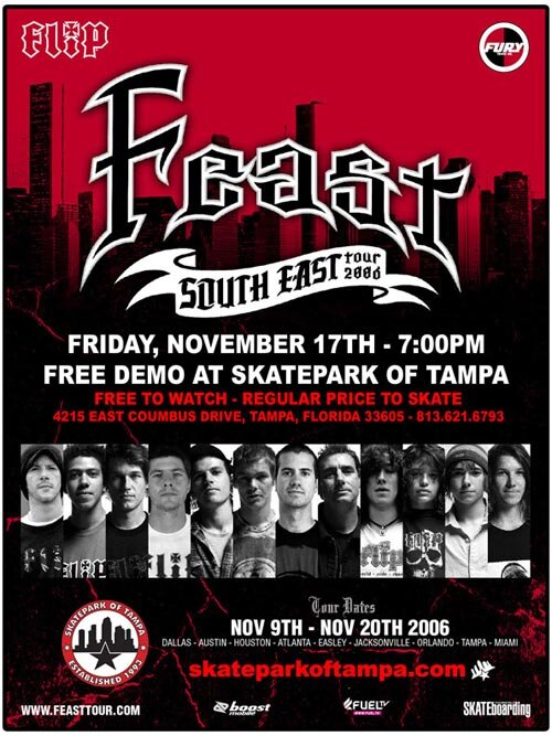 Flip Feast Tour — Skatepark of Tampa