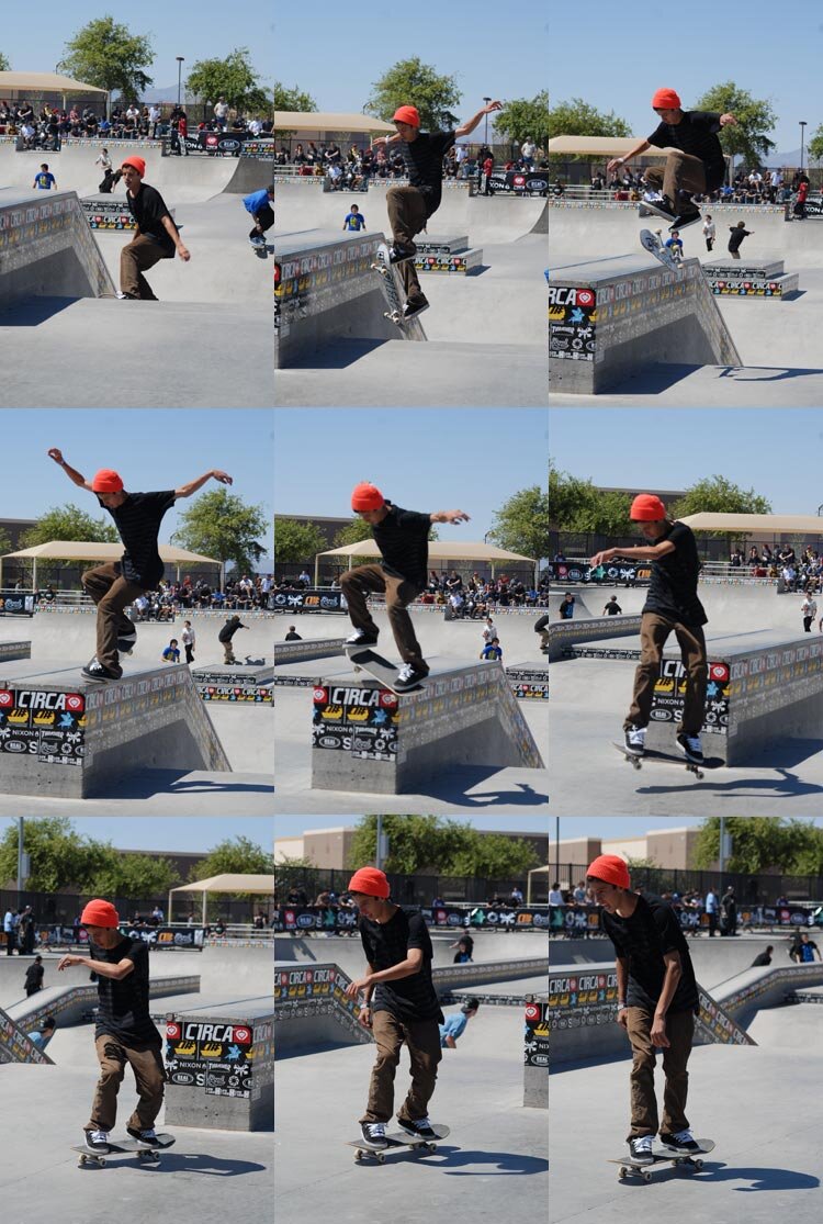 Kickflip frontside nosegrind frontside 180 out — Skatepark of Tampa
