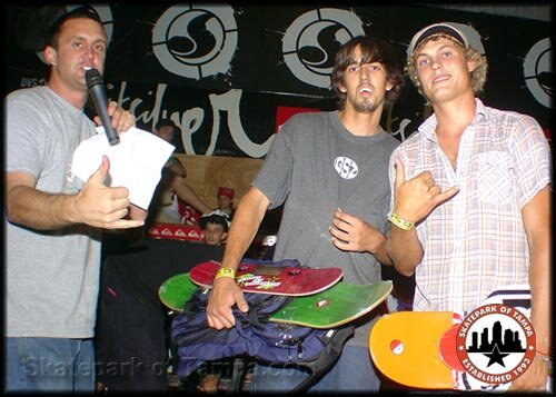 Joe Grant (1st) and Brandon Ensminger (2nd) — Skatepark of Tampa