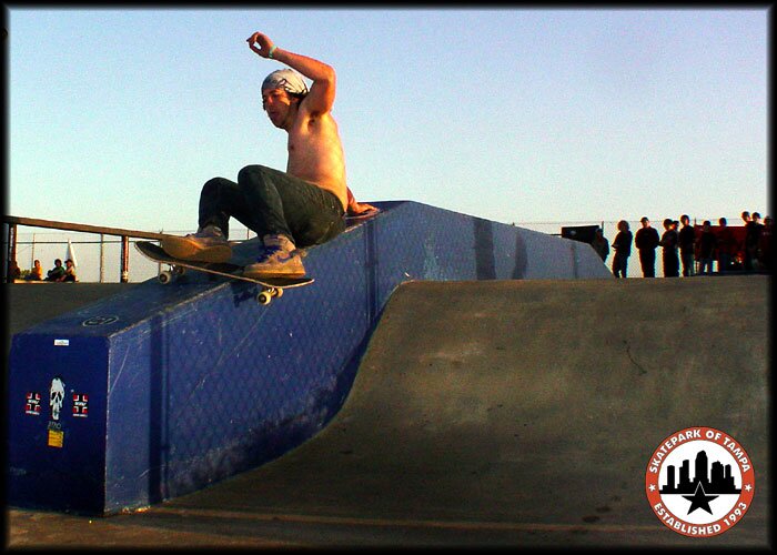 Scotty Conley cleans up the hubba — Skatepark of Tampa