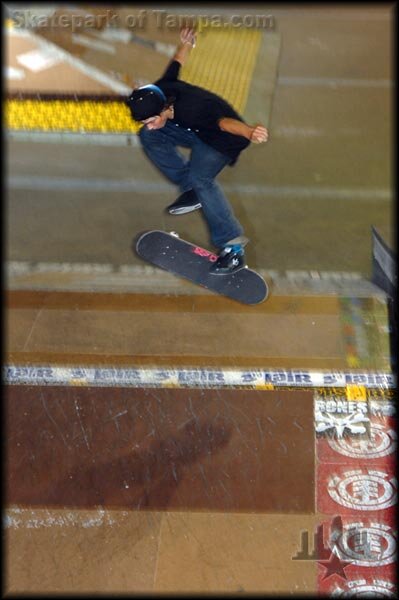 Who dat? 360 flip on the bank to bank — Skatepark of Tampa