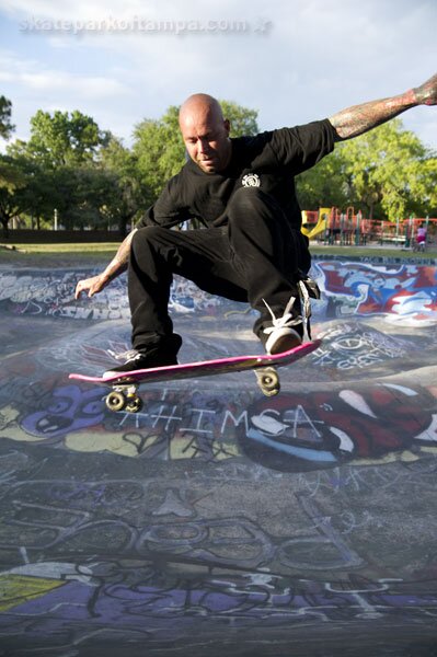 Frosty's got some snaps on his cruiser board — Skatepark of Tampa