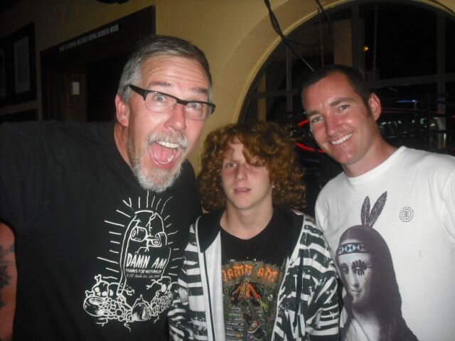 Mark posed with the man of the hour, Jeremy Wray — Skatepark of Tampa