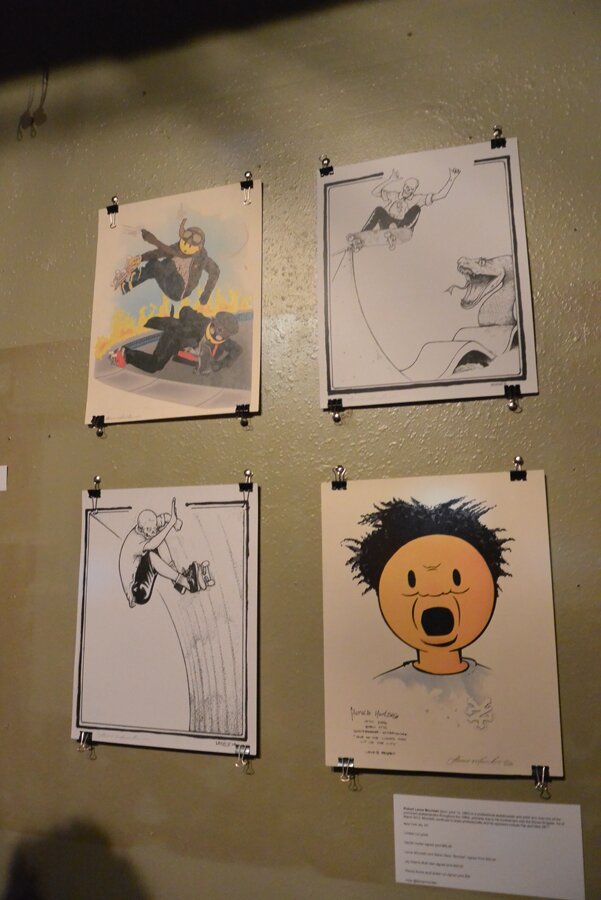 Justin Bokma Art Show Photos — Skatepark of Tampa