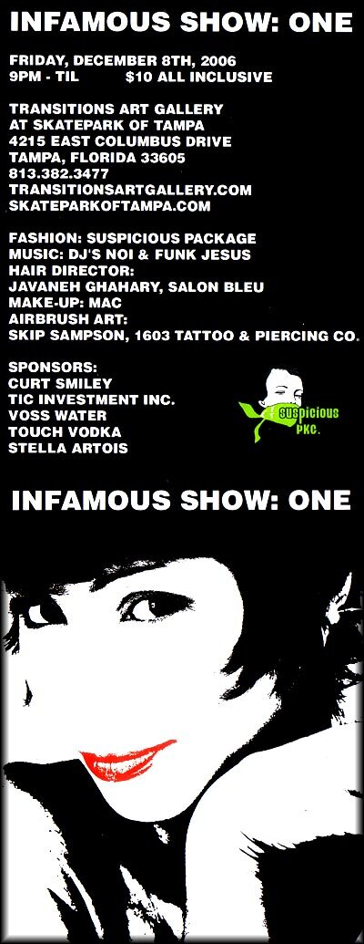 Infamous Show: ONe — Skatepark of Tampa
