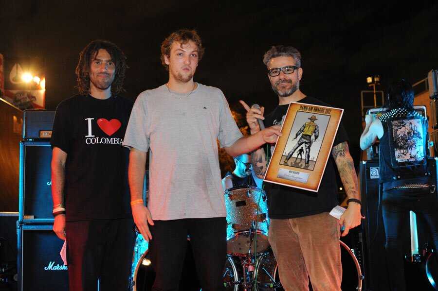 Luke Hampton got the Most Dedicated Award — Skatepark of Tampa