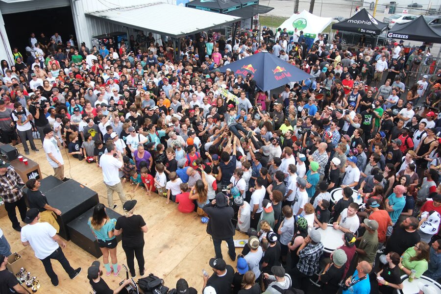 I spy a baby crowd surfer — Skatepark of Tampa