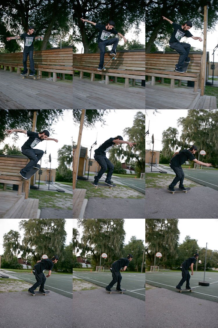 Ian Gow is feeling this spot. I'm feeling this — Skatepark of Tampa