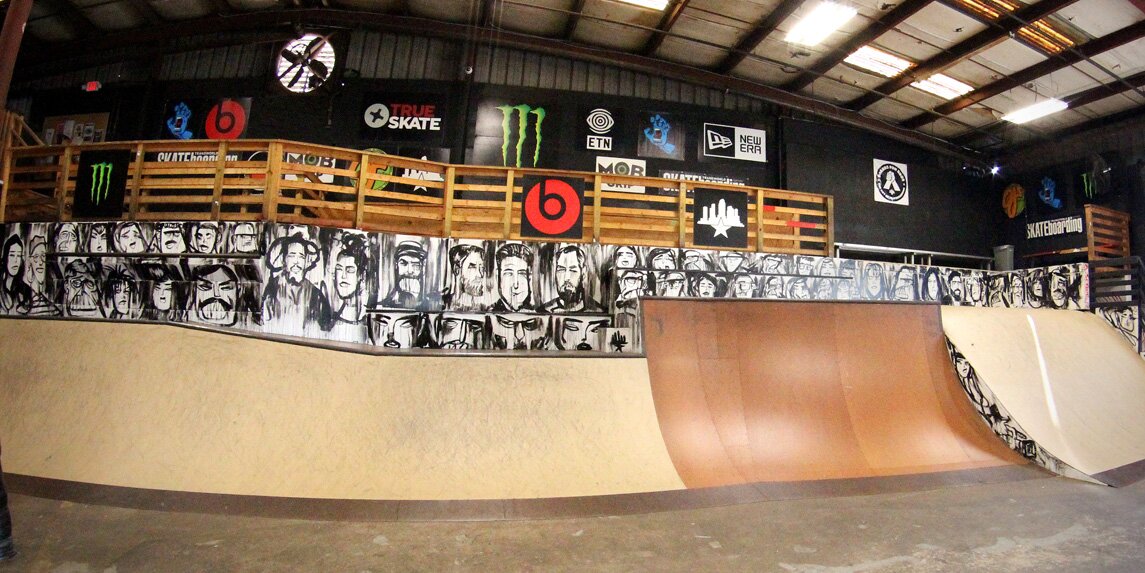 Stephen Palladino Paints The SPoT Course — Skatepark of Tampa