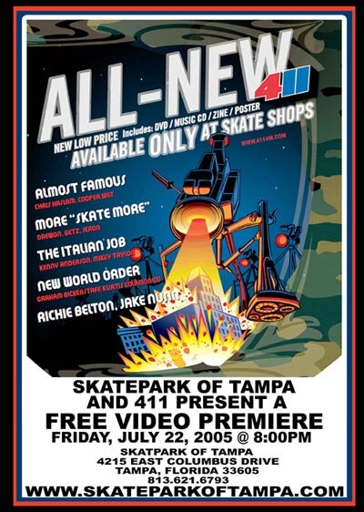 411 Premiere — Skatepark of Tampa