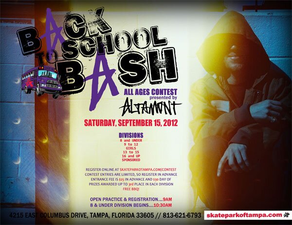 Back to School Bash Presented by Altamont — Skatepark of Tampa