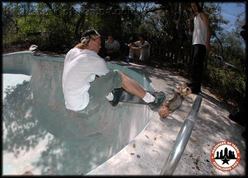 A Session at the Trailer Park Pool - Scott Dorris — Skatepark of Tampa