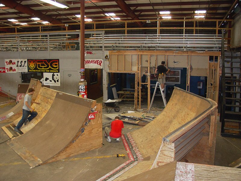 The east side of the Shop today was the Snack Bar — Skatepark of Tampa