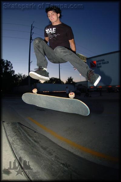 Nick Wilton - frontside flip — Skatepark of Tampa