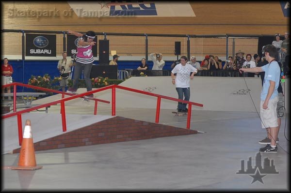Amy Caron - back lip — Skatepark of Tampa