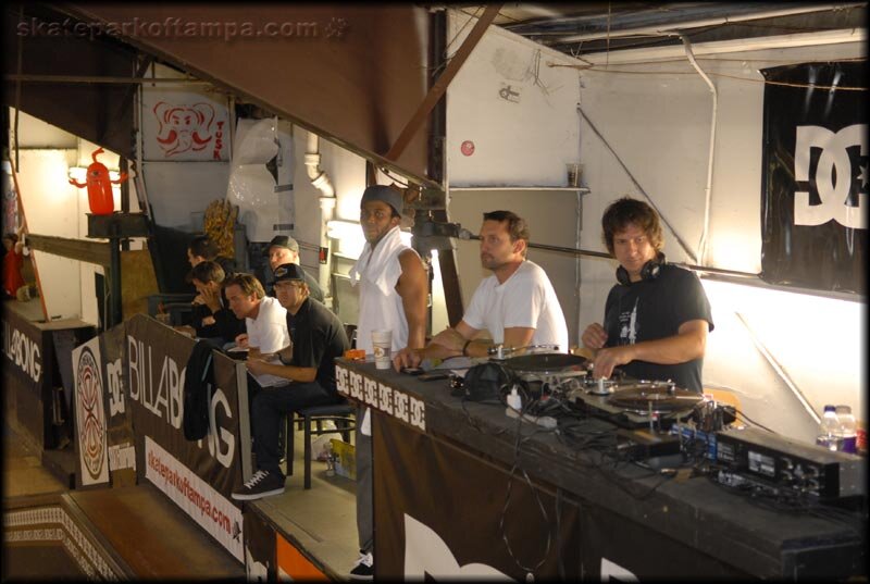 Clyde Singleton and the Damn Am judging staff — Skatepark of Tampa