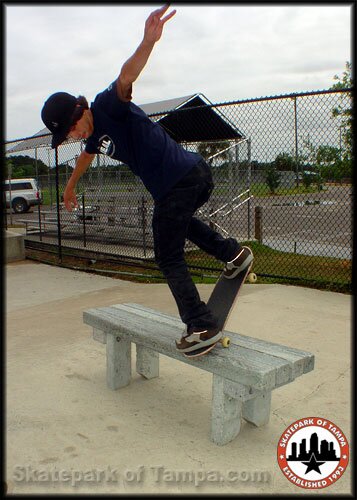 Abdias Rivera - backside noseblunt slide — Skatepark of Tampa