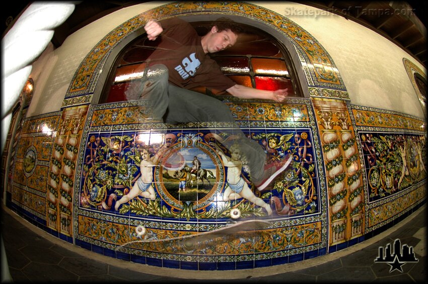 Ryan Dodge - 360 flip — Skatepark of Tampa