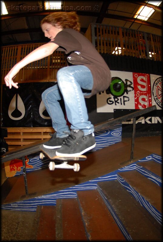 Patrick Fischbach - frontside 180 — Skatepark of Tampa