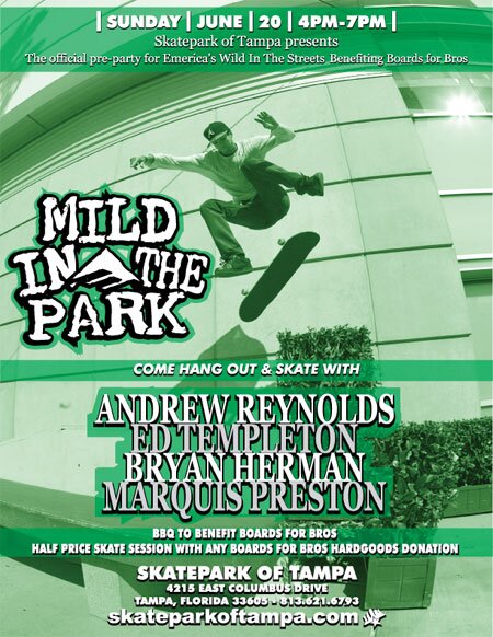 Andrew Reynolds, Ed Templeton, Bryan Herman — Skatepark of Tampa