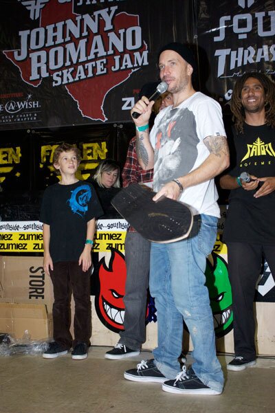 Jamie Thomas got a thank you award — Skatepark of Tampa