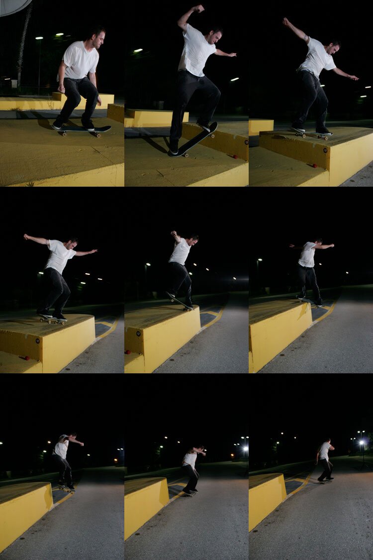Brandon Knowles - manny back lip — Skatepark of Tampa
