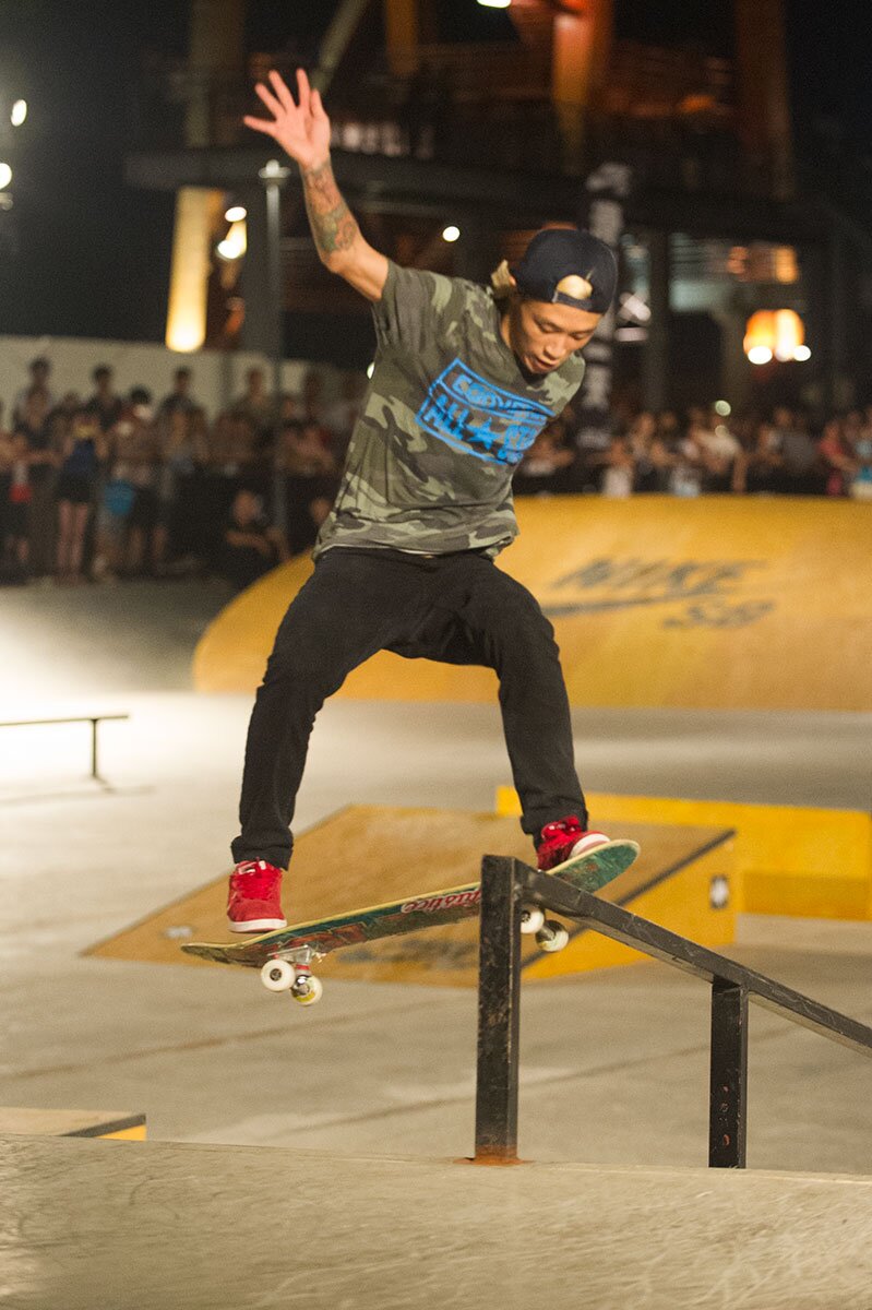 Li Zhi Xin Frontside Tailslide — Skatepark of Tampa