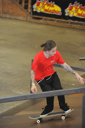 Nick Blanco's nollie flip almost looks airwalk — Skatepark of Tampa