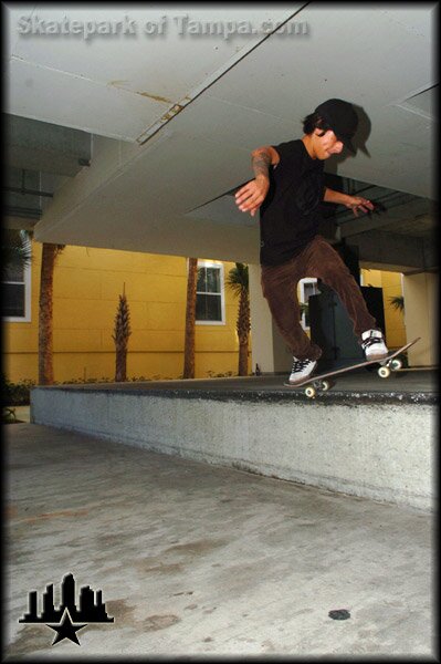 Abdias Rivera - backside 180 fakie 5-0 — Skatepark of Tampa