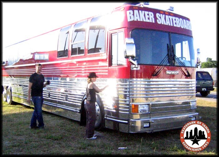 This is the Baker tour bus - nice — Skatepark of Tampa