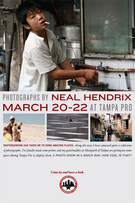 Neal Hendrix Art Show — Skatepark of Tampa
