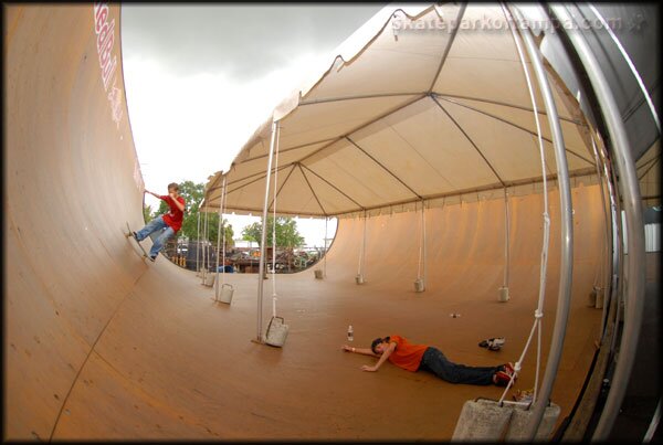 The Moat Show Setup: Totally Tubular Vert Ramp — Skatepark of Tampa