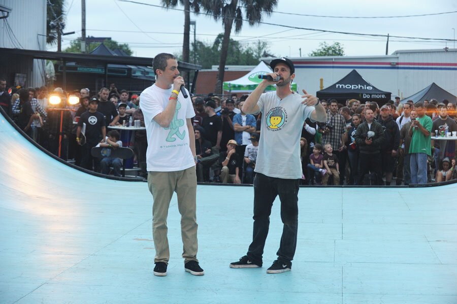 Your hosts Jeff Pang and Brian Schaefer — Skatepark of Tampa