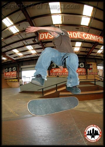 Danny Fialko - nollie cab flip over the hip — Skatepark of Tampa