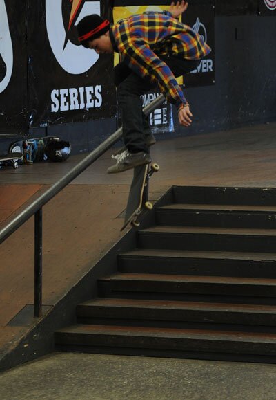 Mark Robinson's front foot flick makes it — Skatepark of Tampa