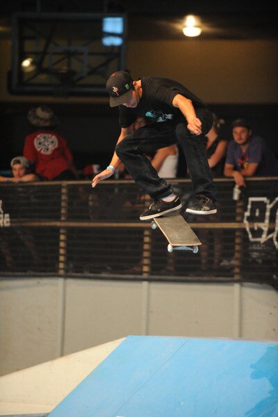 Scott Decenzo – kickflip into the big hip — Skatepark of Tampa