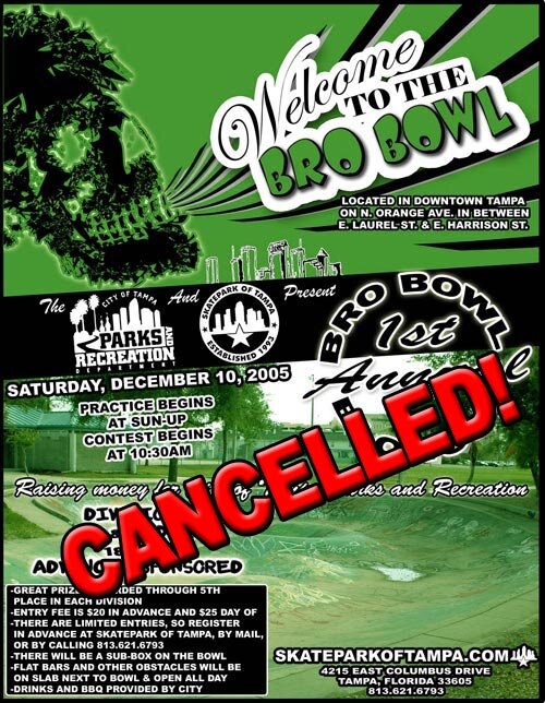 Bro Bowl Blowout — Skatepark of Tampa
