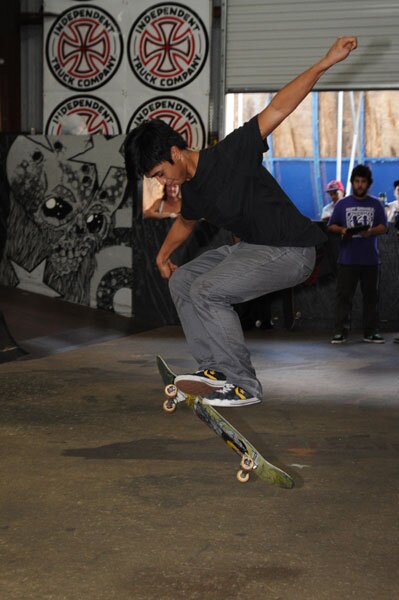 Game of SKATE 2012 at SPoT: Uncle Sam - 360 shuv — Skatepark of Tampa