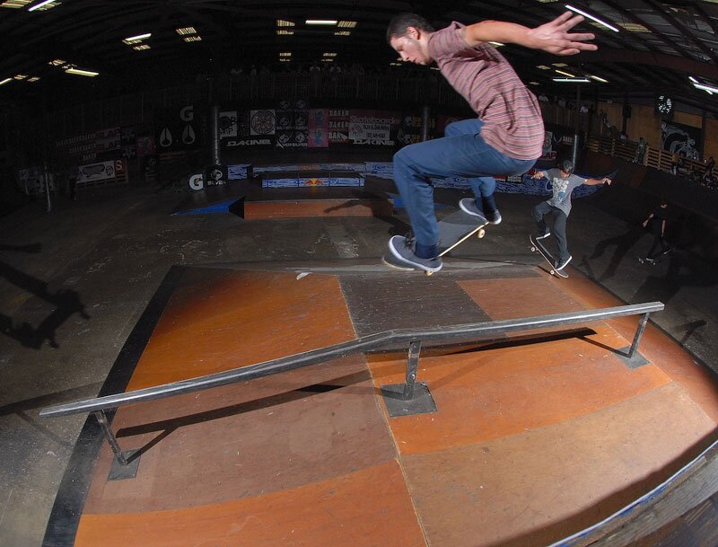 Sean Jeffries going big with this gap to fs lip — Skatepark of Tampa