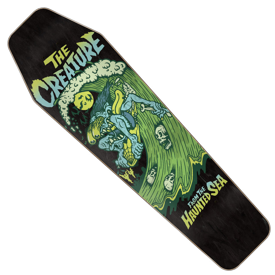 Creature Skateboards Haunted Sea Coffin Shaped Deck — Skatepark of Tampa