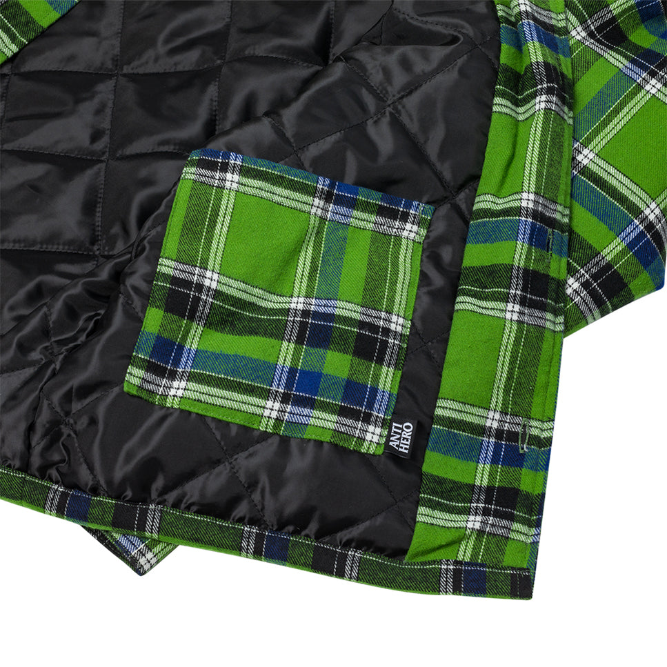 Anti-Hero Basic Eagle Quilted Flannel Shirt — Skatepark of Tampa