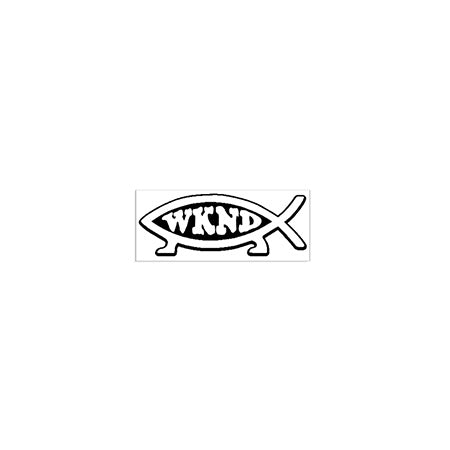 WKND Skateboards Evo Fish Sticker — Skatepark of Tampa