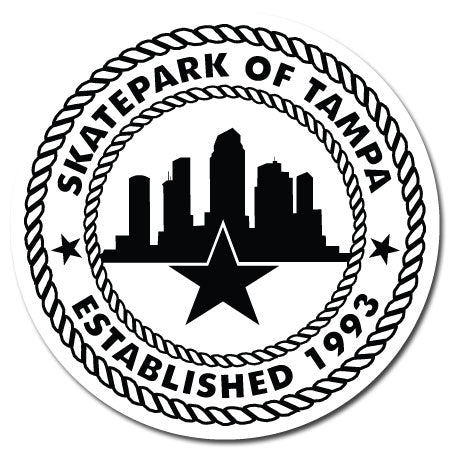 Skatepark of Tampa Rope Logo Sticker