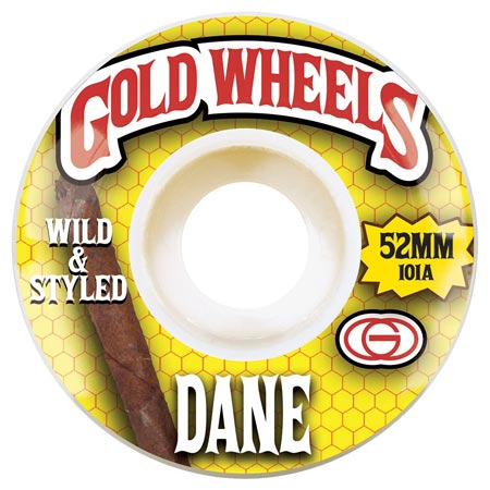 Gold Wheels Dane Vaughn Woods Wheels — Skatepark of Tampa