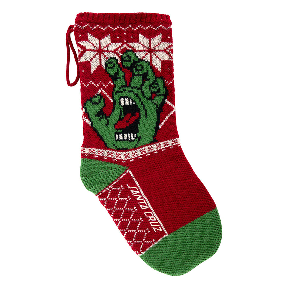 Santa Cruz Screaming Hand Stocking — Skatepark of Tampa