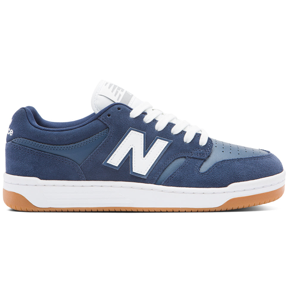New Balance Numeric 480 Navy White Shoes — Skatepark of Tampa