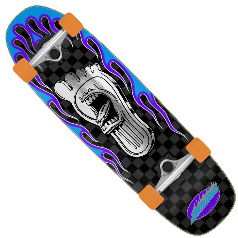 Santa Cruz Screaming Lead Foot Cruiser Complete Skateboard — Skatepark ...