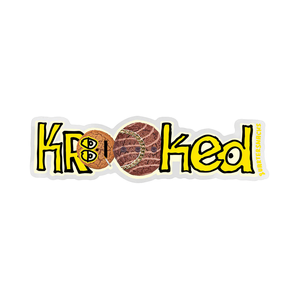 Krooked x Quartersnacks Sticker — Skatepark of Tampa